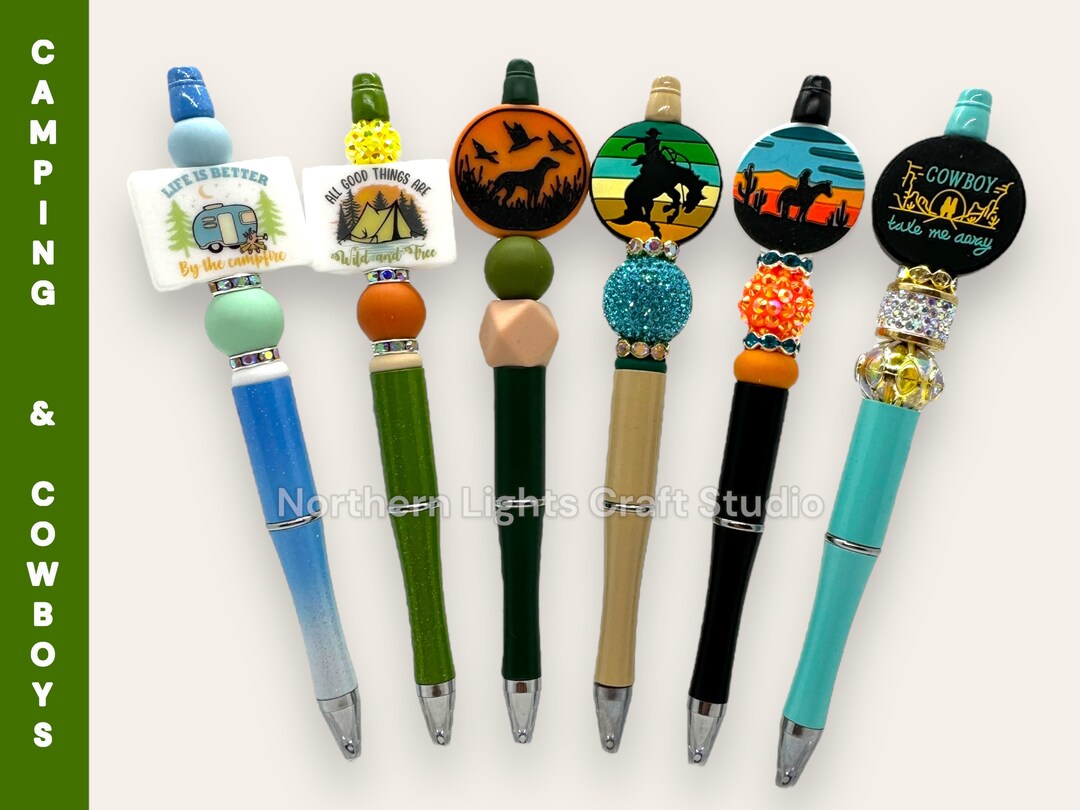 Beaded Camping Pen, Outdoor Lifestyle Pen, Rodeo Pen, Sunset Cowboy Pen ...