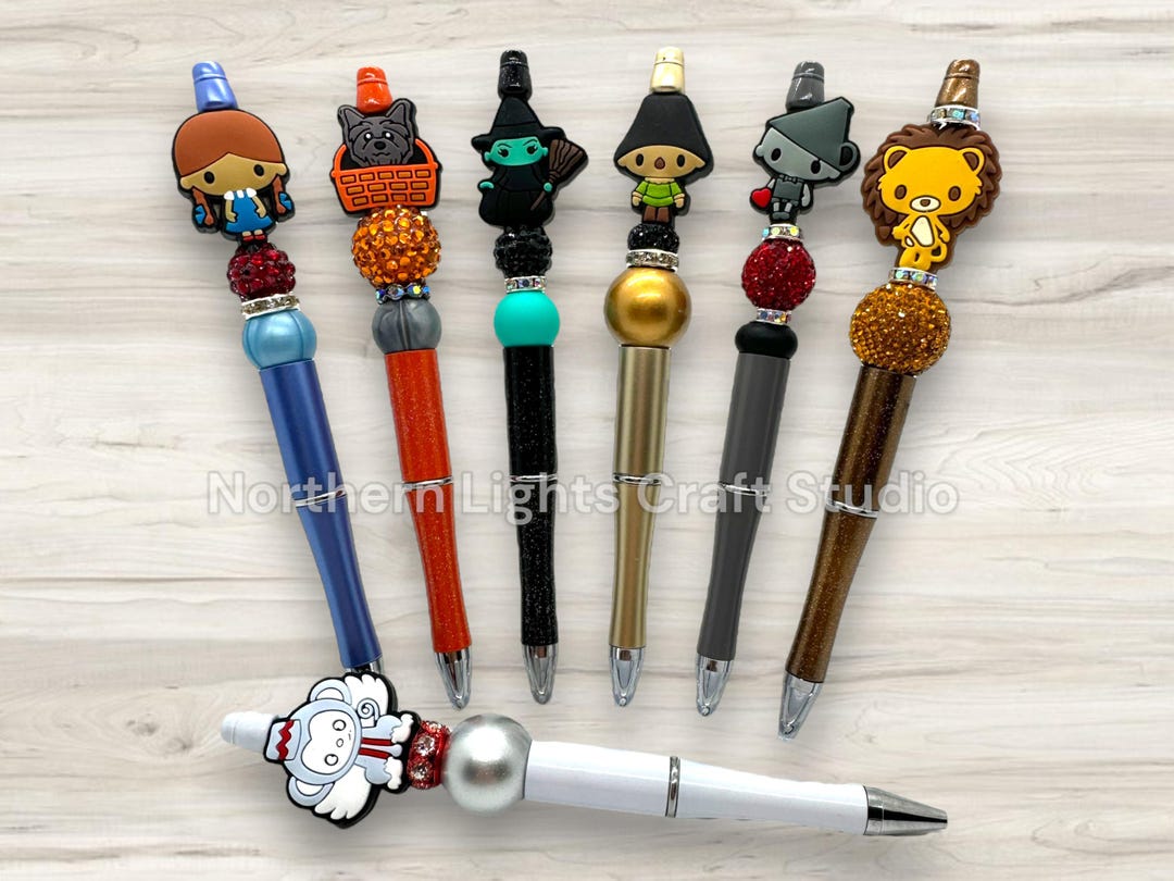 Wizard of Oz Pen Collection, Dorothy, Toto, Scarecrow, Cowardly Lion ...