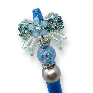 Fancy Beaded Bow Pens, Fancy Bow Pen, Sugar Bead Bow Pen, Crystal Bow ...