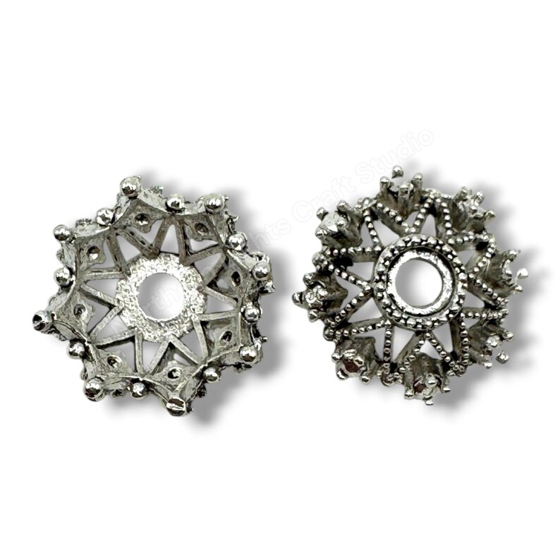 Metal Star Bead Cap - 14mm -10pc. - Choose Color - Etsy