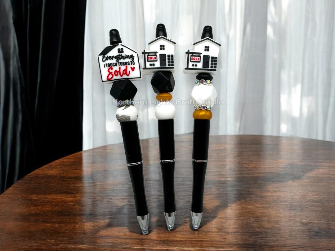 Custom Beaded Realtor Pen, Realtor Pen, Realtor Appreciation Gift, Real ...