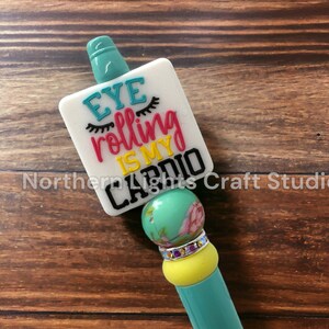 Sarcastic Beaded Pens, on My Husband's Last Nerve Pen, Roll Eyes Out ...