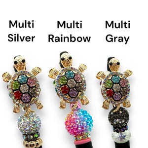 Beaded Bling Turtle Pen, Mosaic Turtle Pen, Fancy Turtle Pen ...