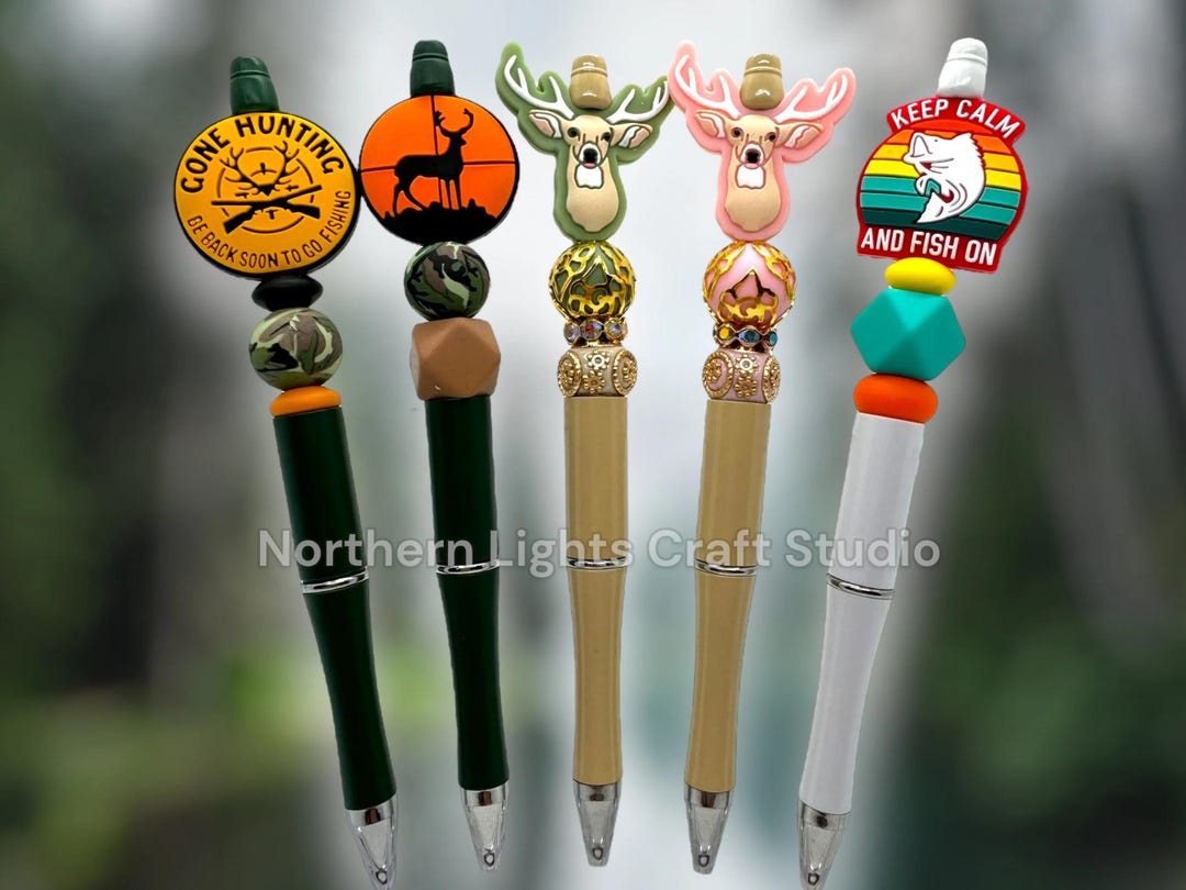Gone Hunting Be Back Soon to Go Fishing Pen, Beaded Hunting and Fishing ...