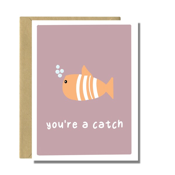 Fish Greeting Card - Etsy