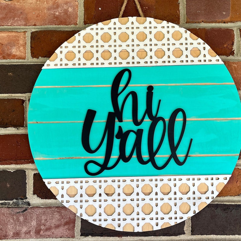 Welcome Ya'll Sign - Etsy