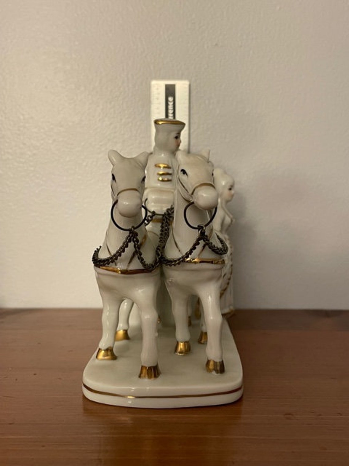 Rococo Inspired Porcelain Victorian Carriage Figurine - Etsy