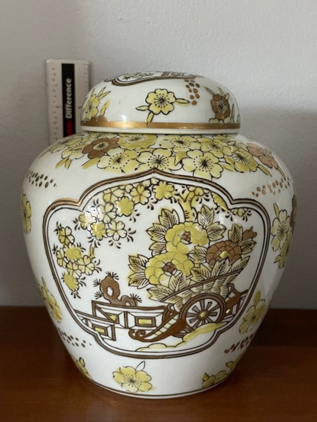 Gold Imari Hand-painted Ginger Jar - Etsy