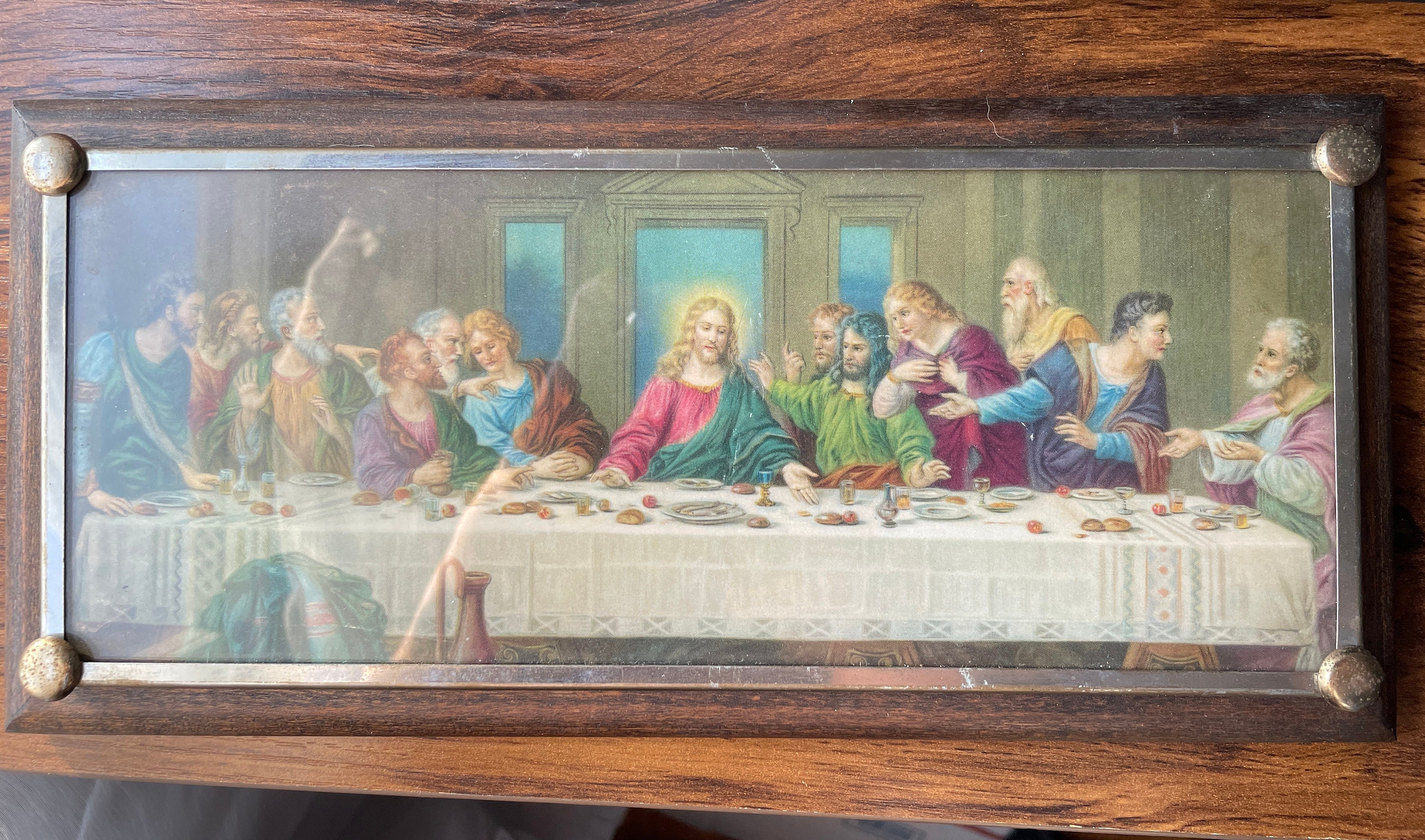 Vintage Last Supper Hanging. Measures 11x5 Inches. - Etsy