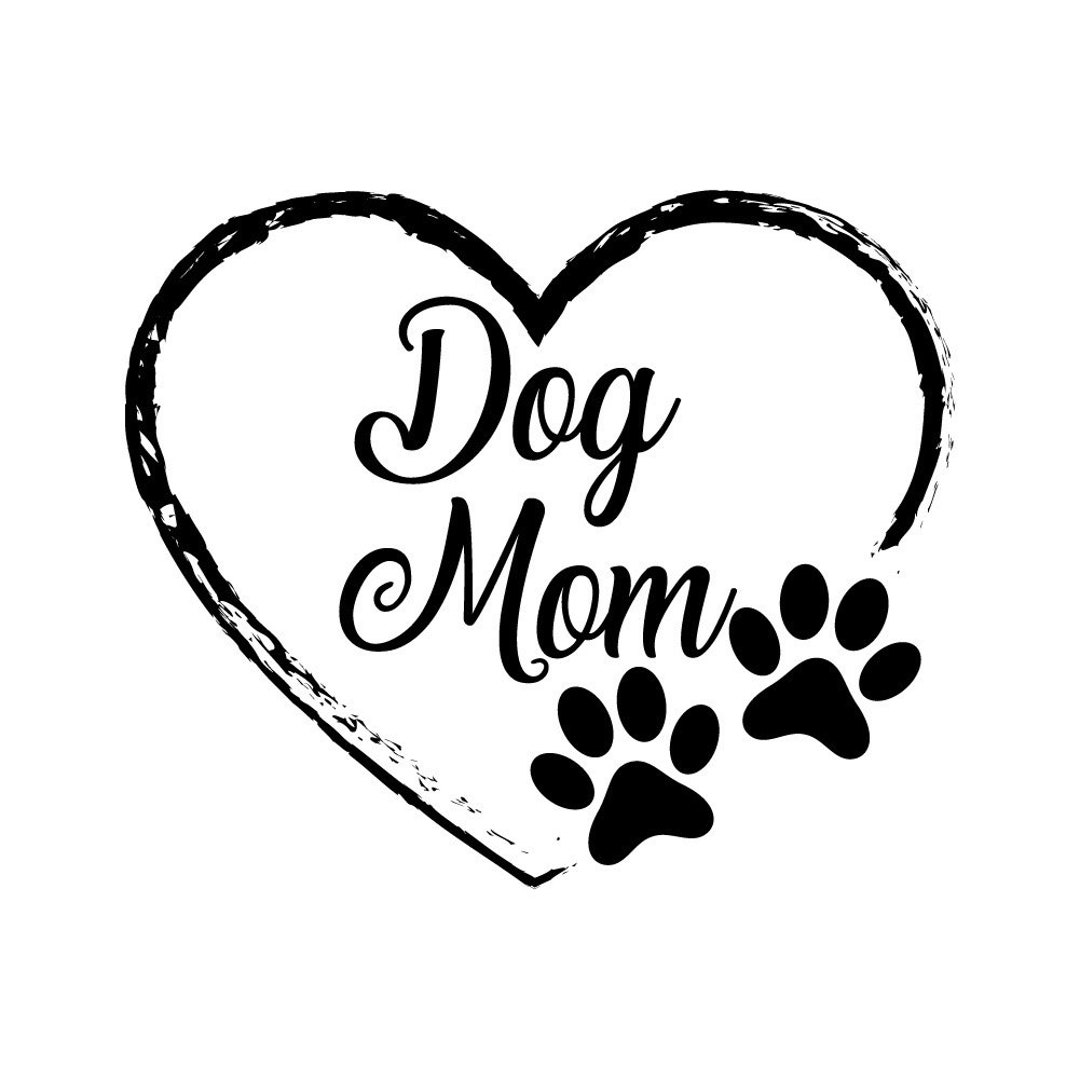 Dog Mom Decal - Etsy
