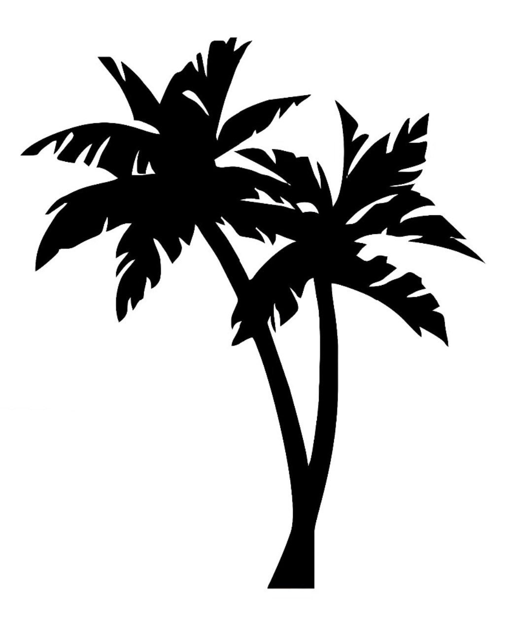 Palm Tree Decal - Etsy