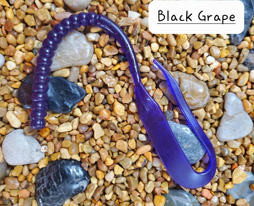 10" U-tail Worm (color Series One) - Etsy