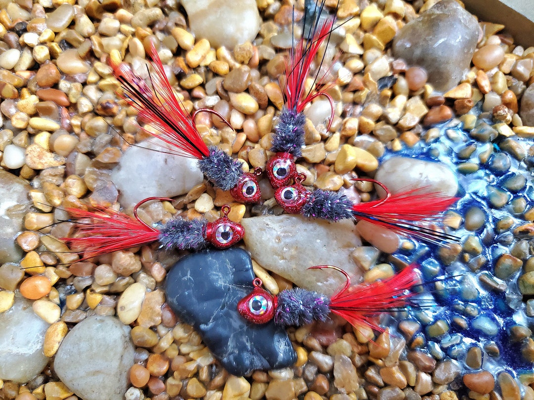 1/16 Th Oz Sac-a-lait Slayer (hand Tied Crappie Jig) - Etsy