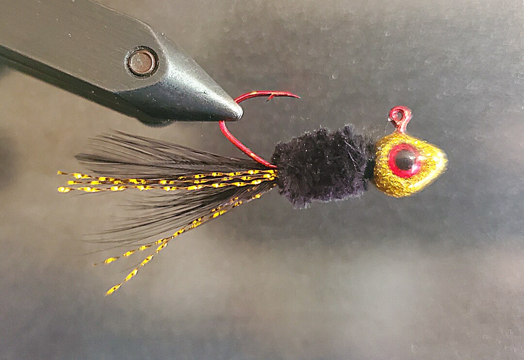 1/16 Th Oz Sac-a-lait Slayer (hand Tied Crappie Jig) - Etsy