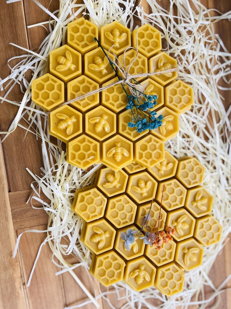 100% Pure Beeswax - Handmade, Eco-friendly, Non-toxic, Natural Beeswax ...