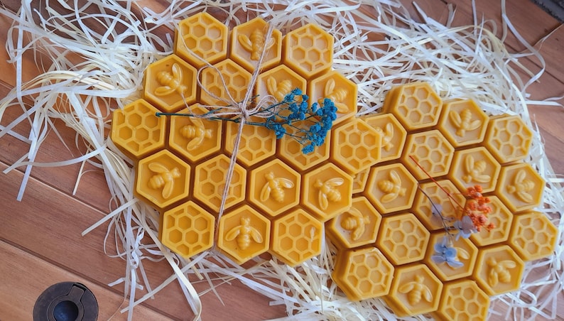 100% Pure Beeswax - Handmade, Eco-friendly, Non-toxic, Natural Beeswax ...