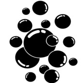 Bubbles Decal Vinyl Car Decal Window Decal Laptop Decal Vinyl Sticker ...