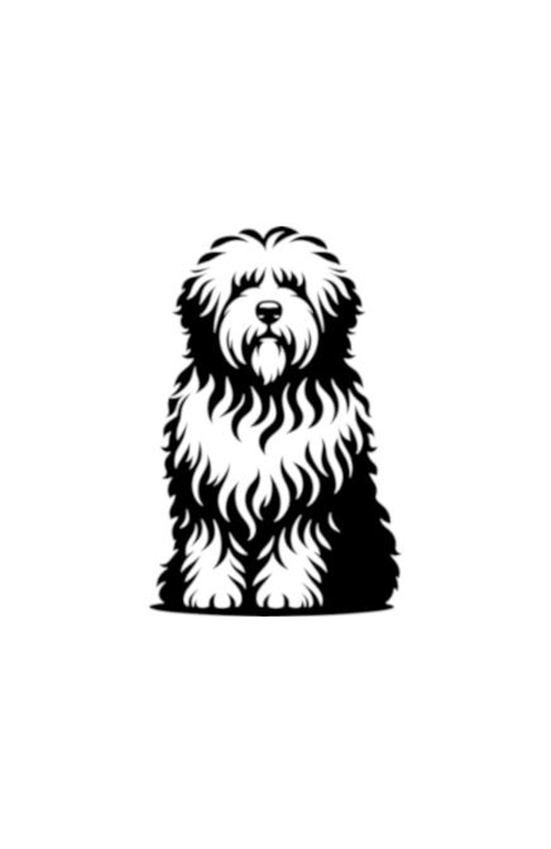 Old English Sheepdog Decal | Vinyl Car Decal | Window Decal | Laptop ...