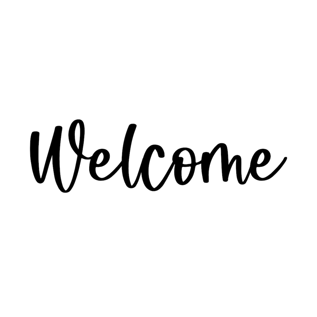 Welcome Decal | Vinyl Car Decal | Window Decal | Laptop Decal | Vinyl ...