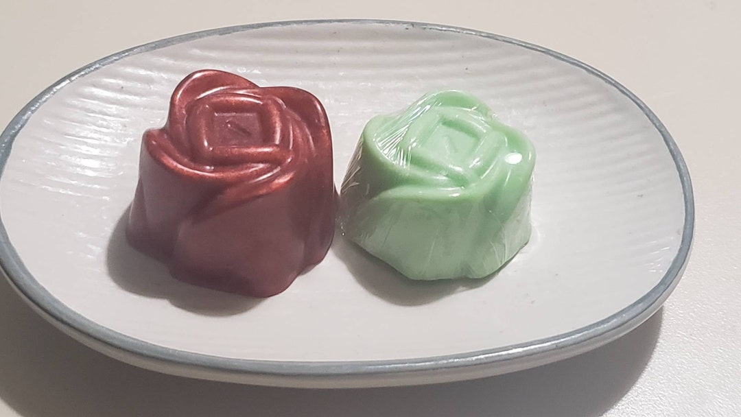 Mini Rose Soap, Glycerin Soap Bar, Set of 6 - Etsy