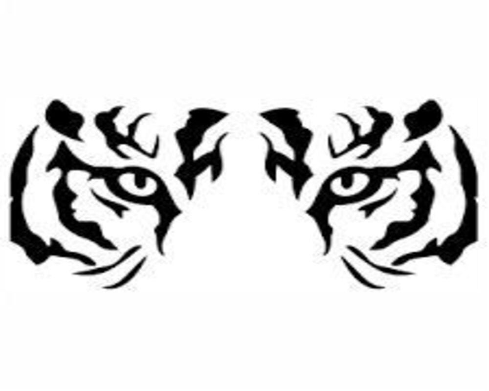 Tiger Face Decal | Vinyl Car Decal | Window Decal | Laptop Decal ...