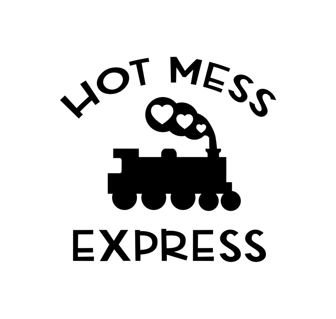 Hot Mess Express Decal | Vinyl Car Decal | Window Decal | Laptop Decal ...