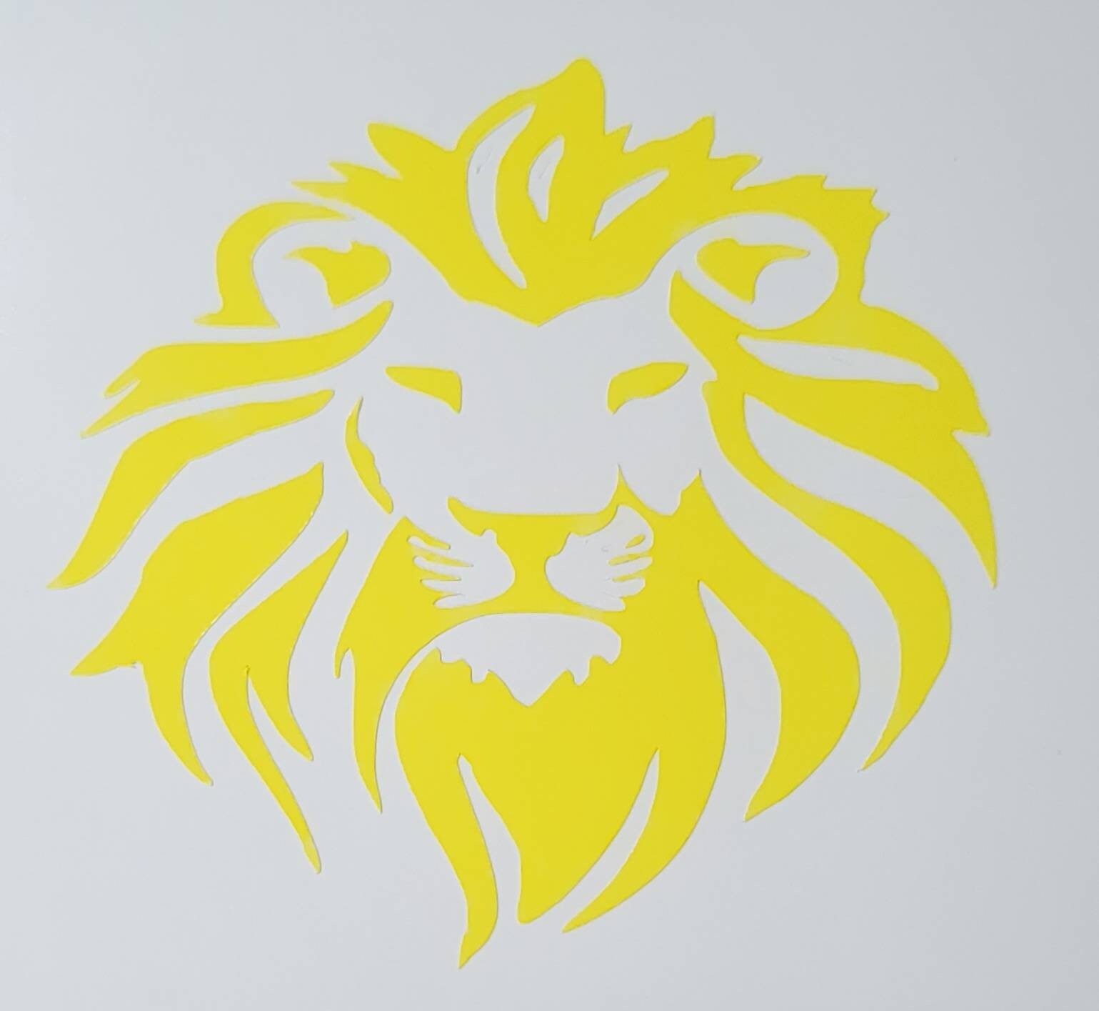 Lion Decal | Vinyl Car Decal | Window Decal | Laptop Decal | Vinyl ...