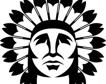 Native American Indian Feathers Decal Sticker for Car, Truck ...