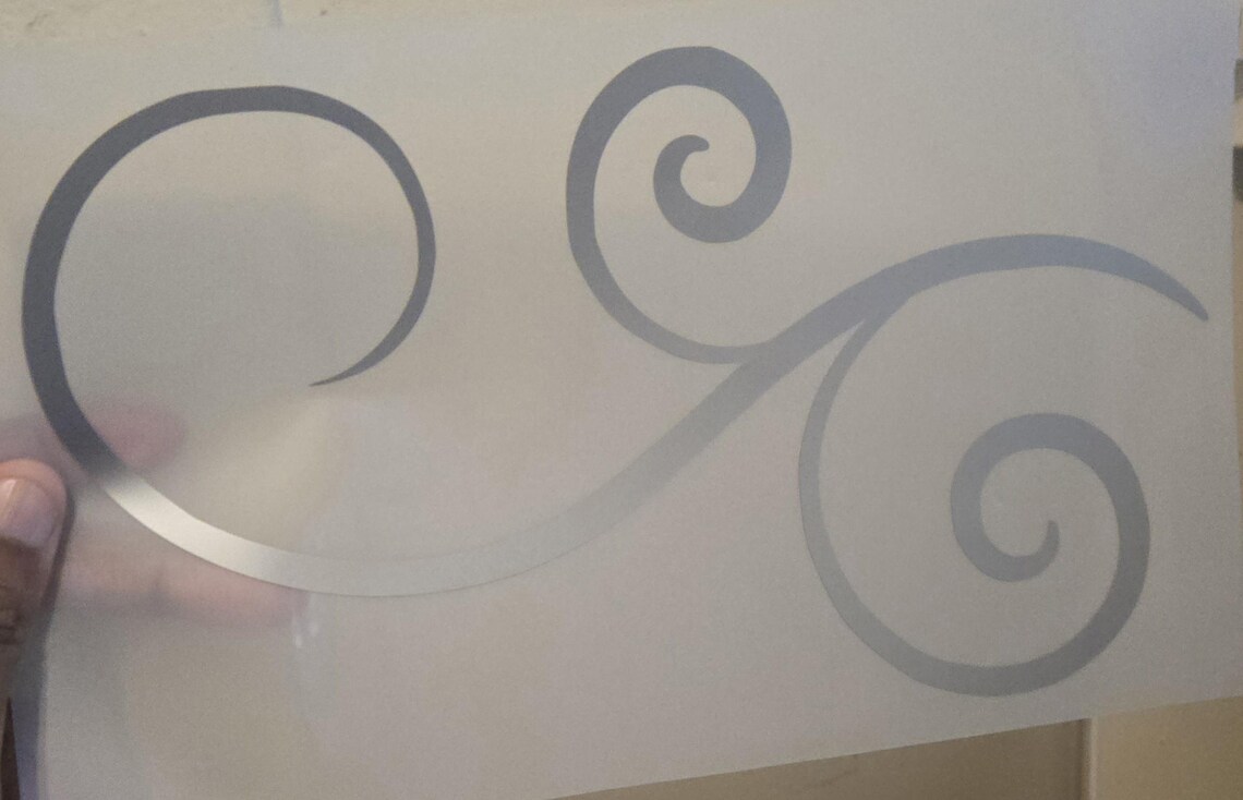 Swirl Line Decal | Vinyl Car Decal | Window Decal | Laptop Decal ...