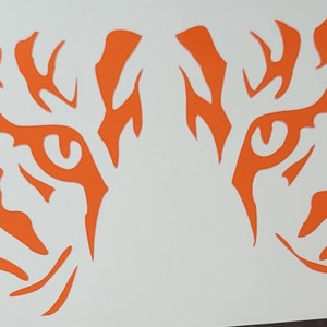 Tiger Face Decal | Vinyl Car Decal | Window Decal | Laptop Decal ...