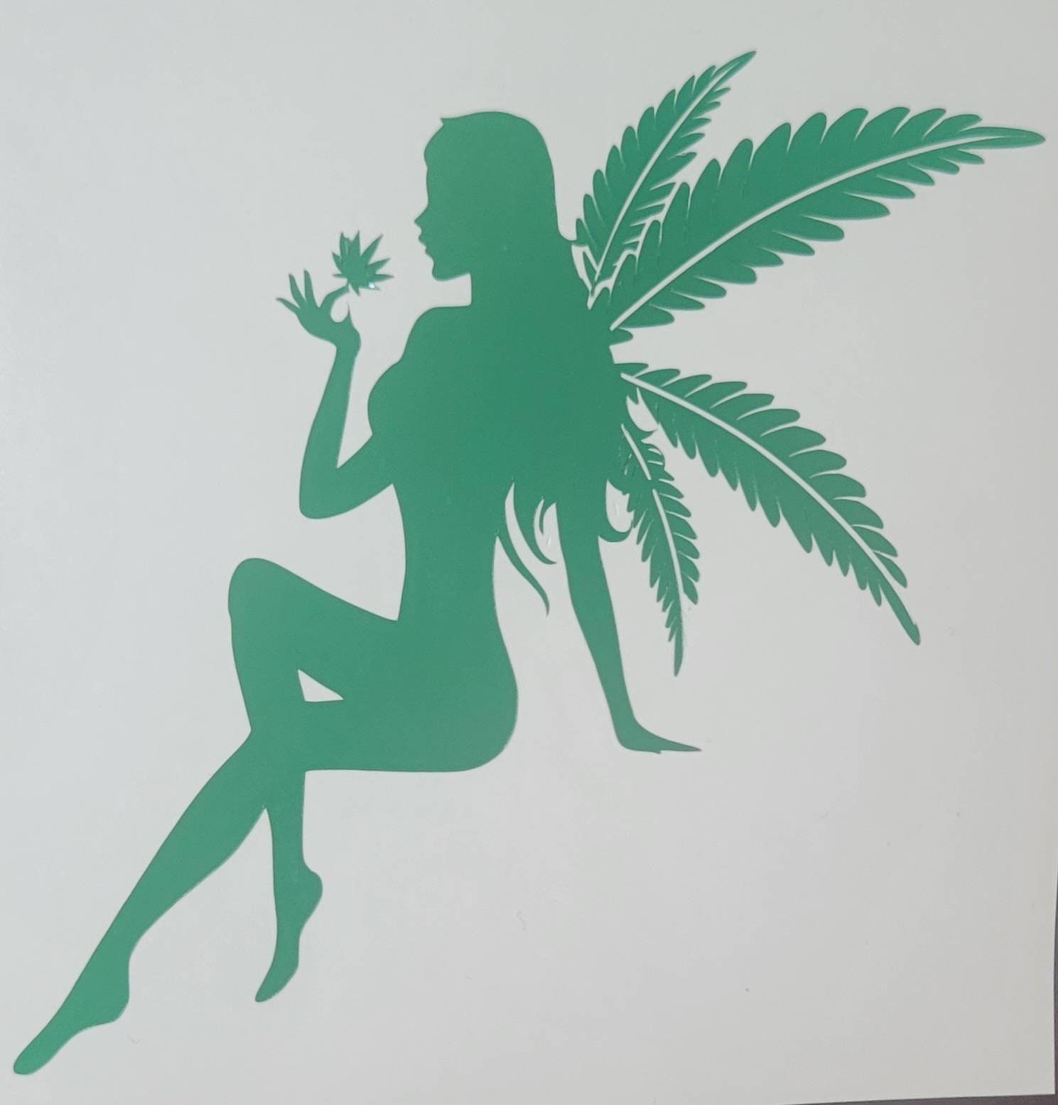 Marijuana Cannabis Weed Fairy Decal | Vinyl Car Decal | Window Decal ...