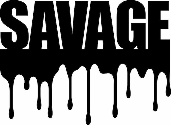 Savage Decal Vinyl Car Decal Window Decal Laptop Decal | Etsy
