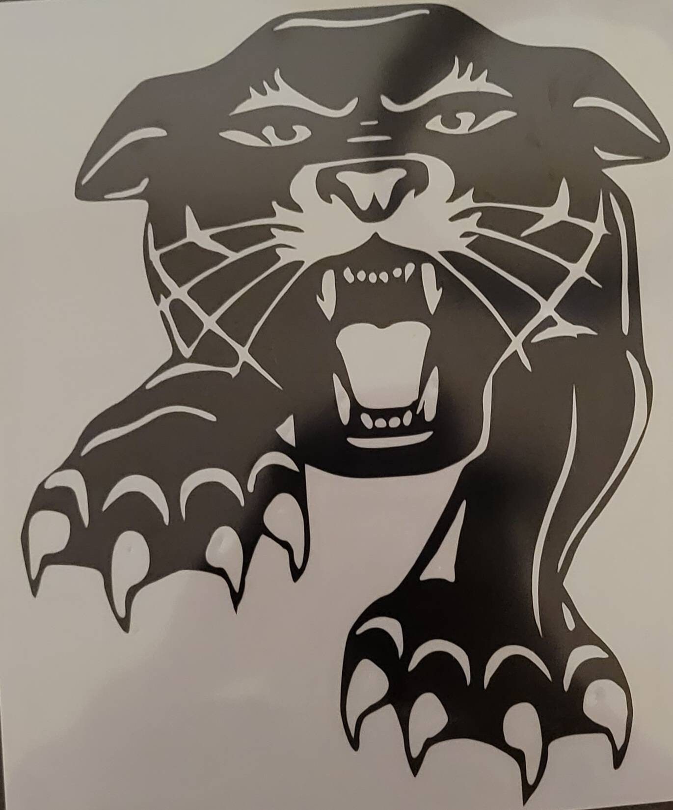 Panther Decal Vinyl Car Decal Window Decal Laptop Decal - Etsy