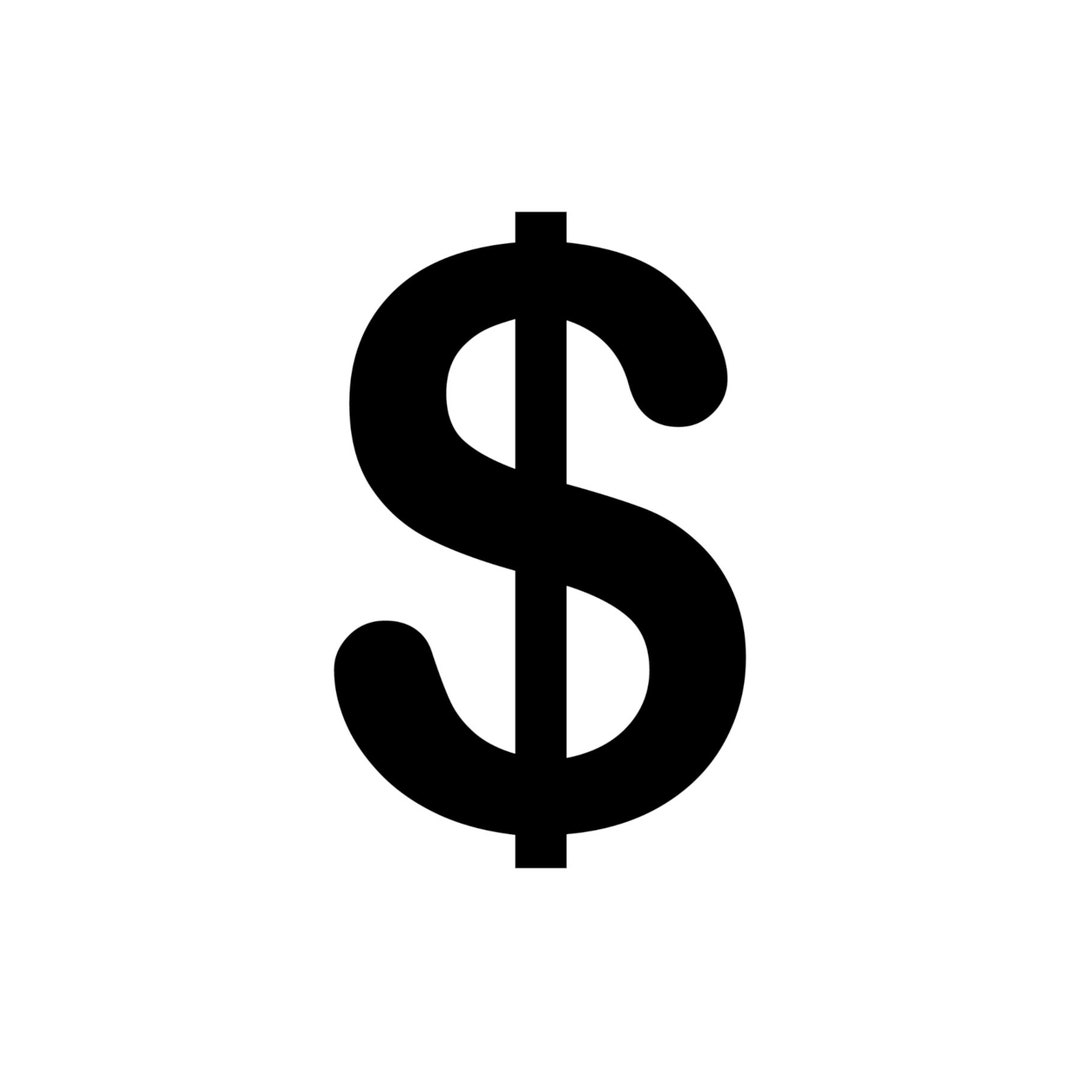 Money Dollar Sign Decal | Vinyl Car Decal | Window Decal | Laptop Decal ...