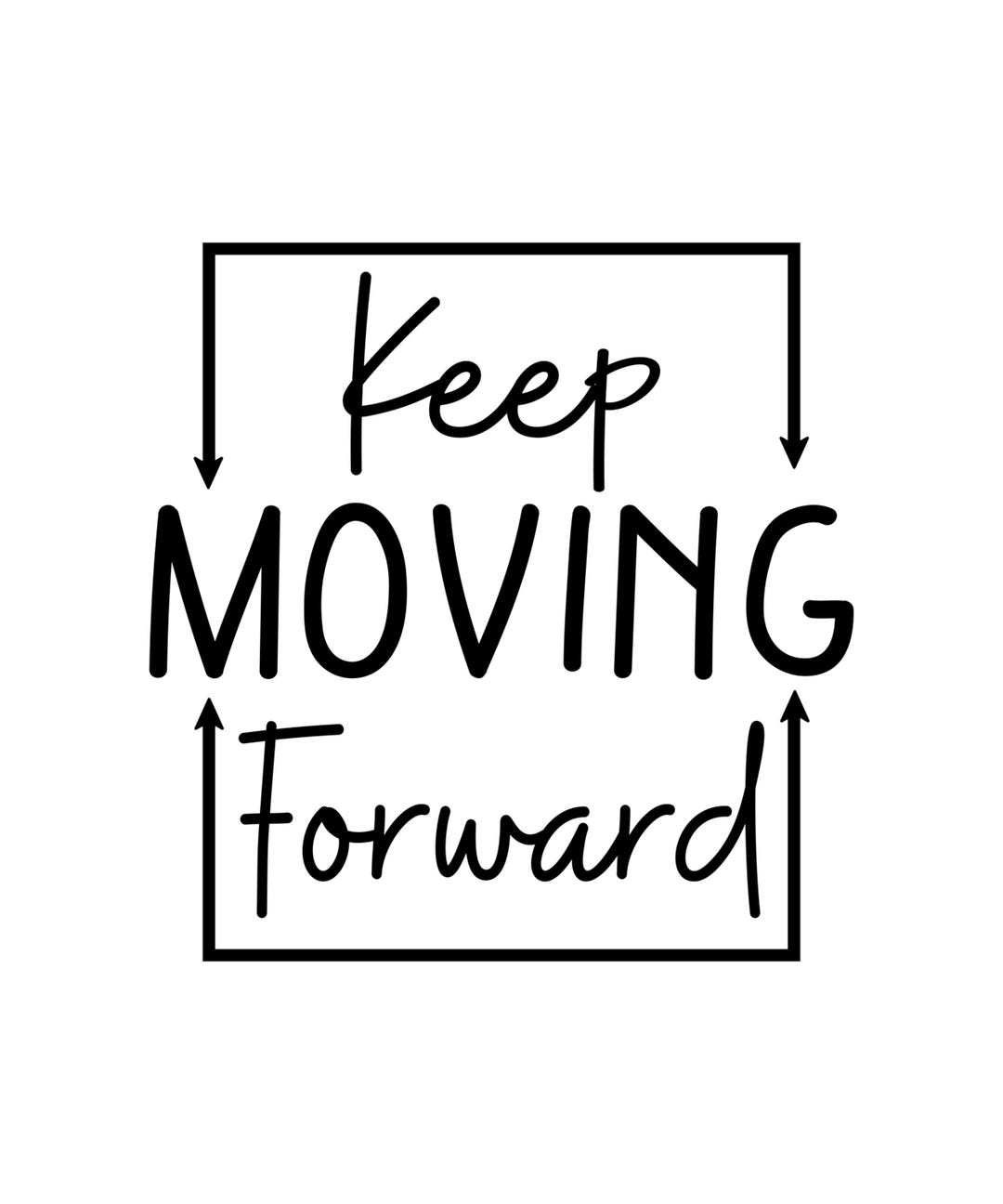 Keep Moving Forward Decal | Vinyl Car Decal | Window Decal | Laptop ...