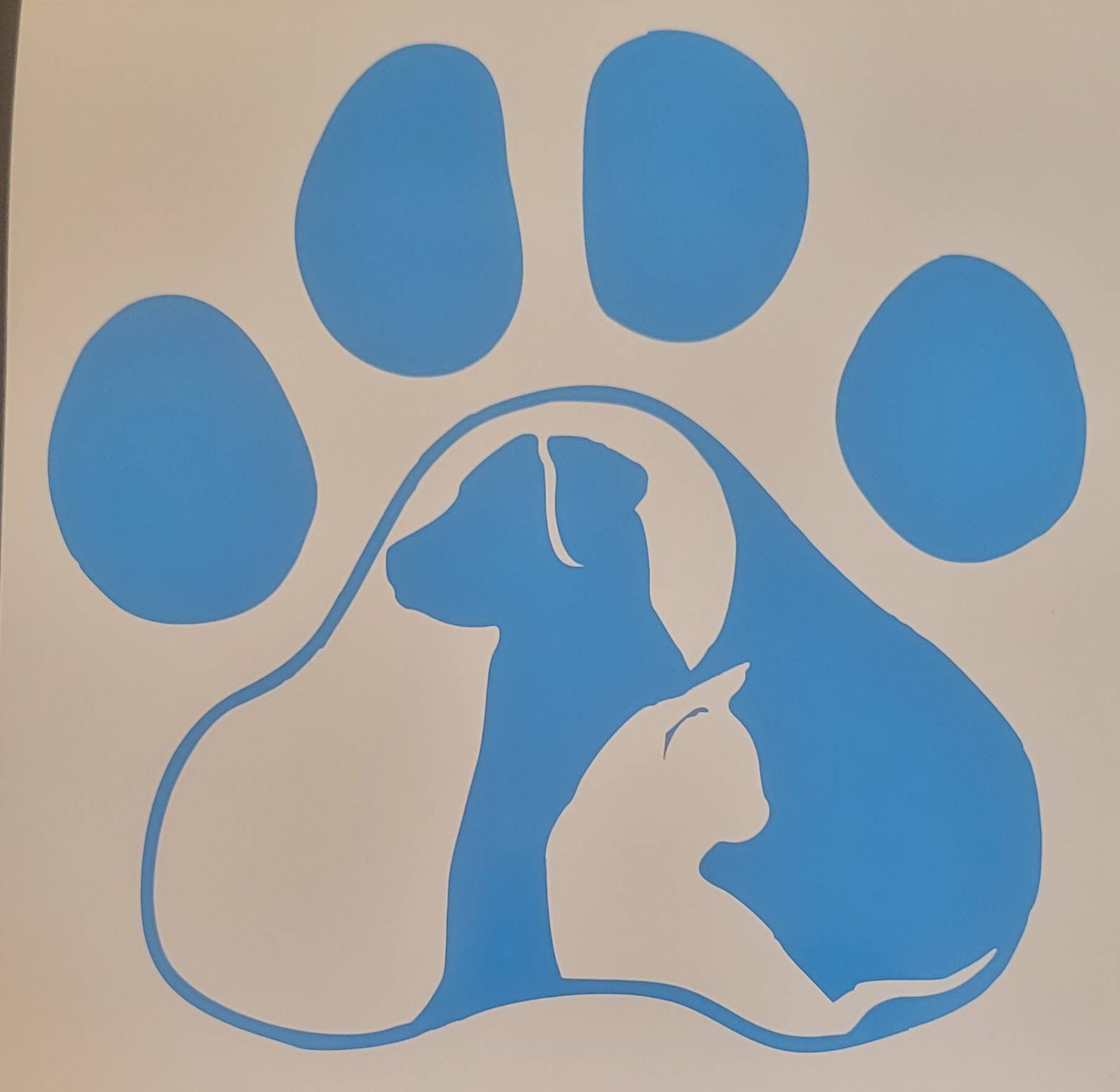 Cat and Dog Decal | Vinyl Car Decal | Window Decal | Laptop Decal ...