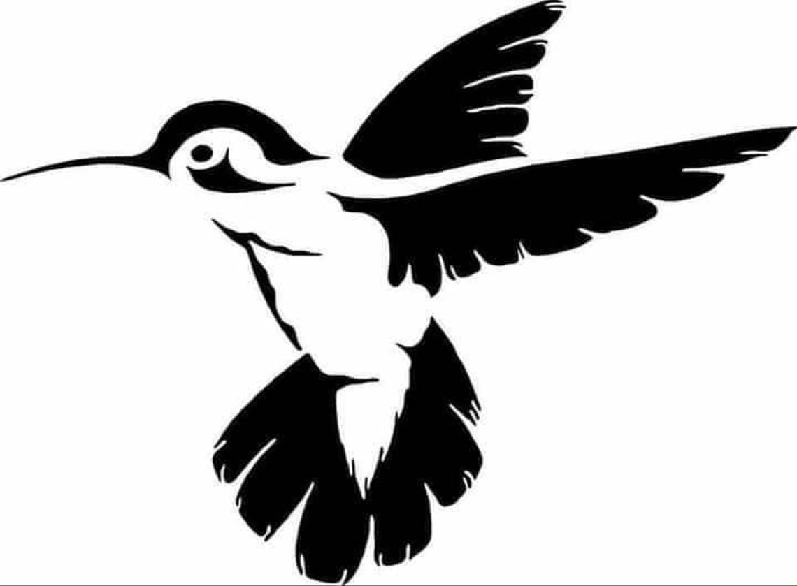 Hummingbird Decal | Vinyl Car Decal | Window Decal | Laptop Decal ...