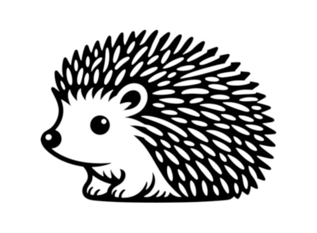 Hedgehog Decal | Vinyl Car Decal | Window Decal | Laptop Decal | Vinyl ...