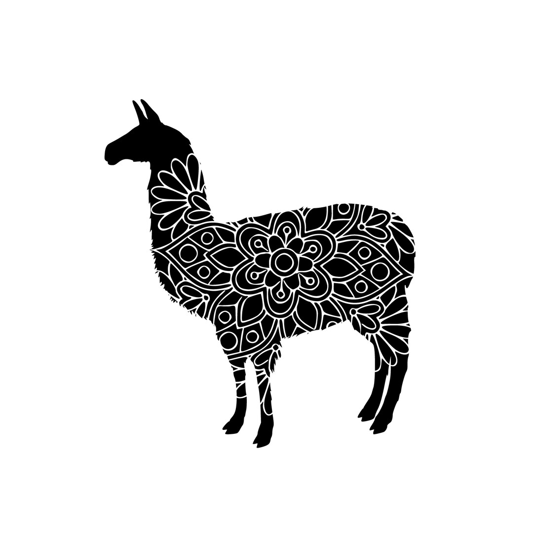 Llama Mandala Decal | Vinyl Car Decal | Window Decal | Laptop Decal ...