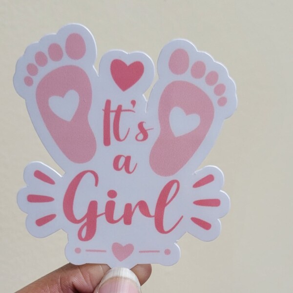 Baby Girl Stickers - Etsy