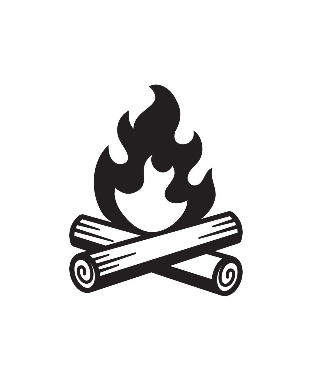 Campfire Decal Vinyl Car Decal Window Decal Laptop Decal Vinyl Sticker ...