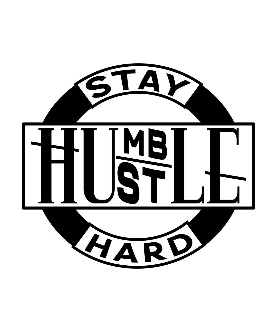 Stay Humble Hustle Hard Decal | Vinyl Car Decal | Window Decal | Laptop ...