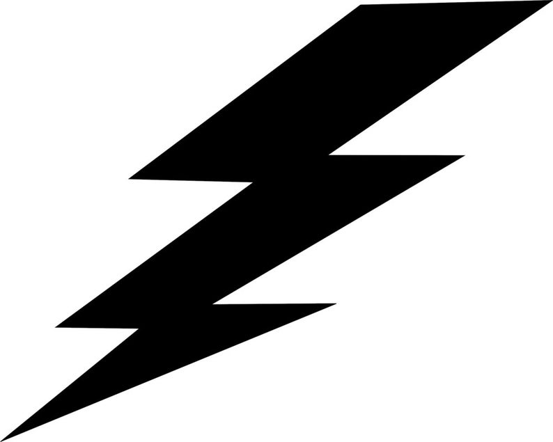 Lightning Bolt Decal Vinyl Car Decal Window Decal Laptop - Etsy