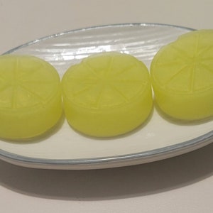 Lemon Soap, Lemon Slice Soap, Lemongrass Scented Soap, Set of 5 - Etsy