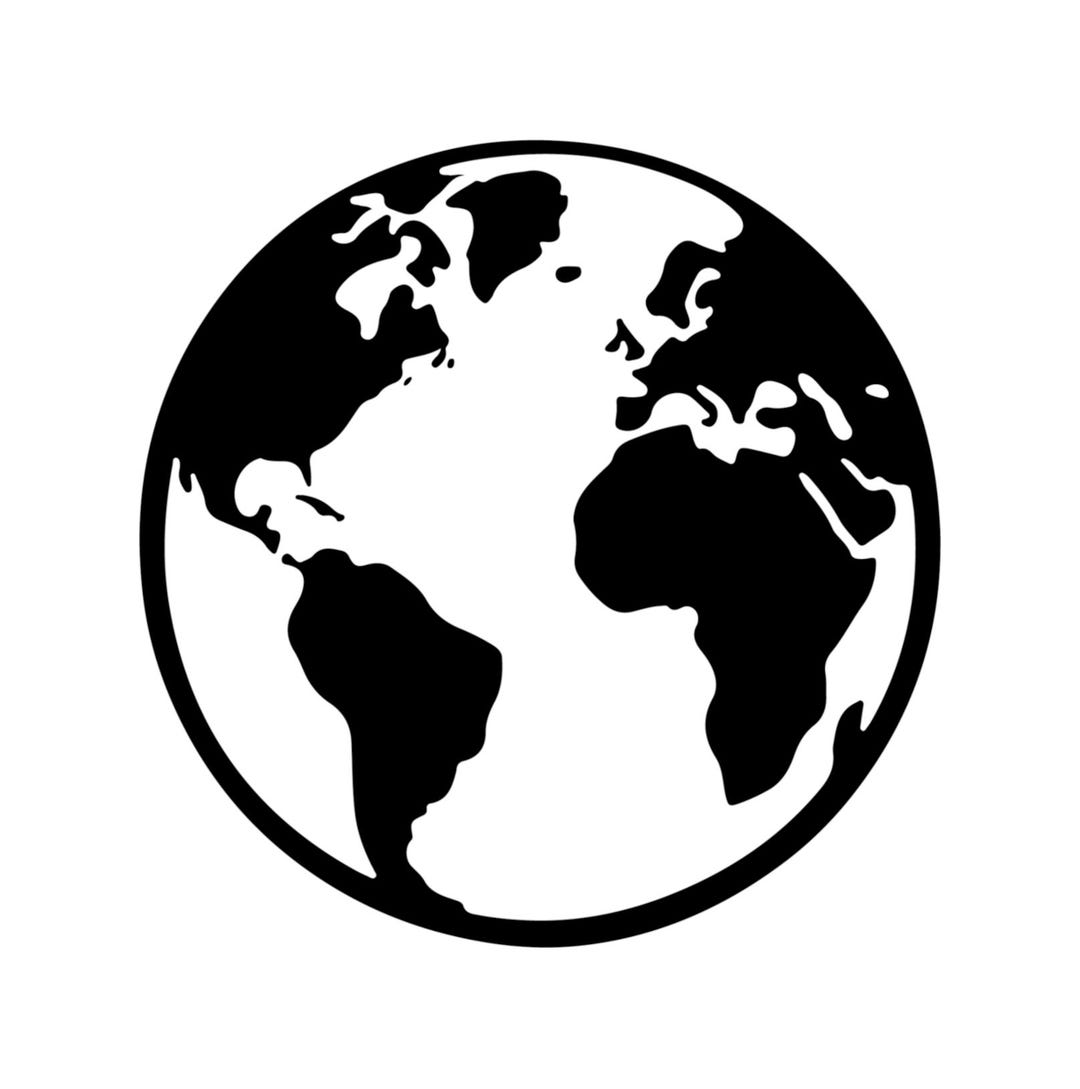 Earth Decal Vinyl Car Decal Window Decal Laptop Decal Vinyl Sticker - Etsy