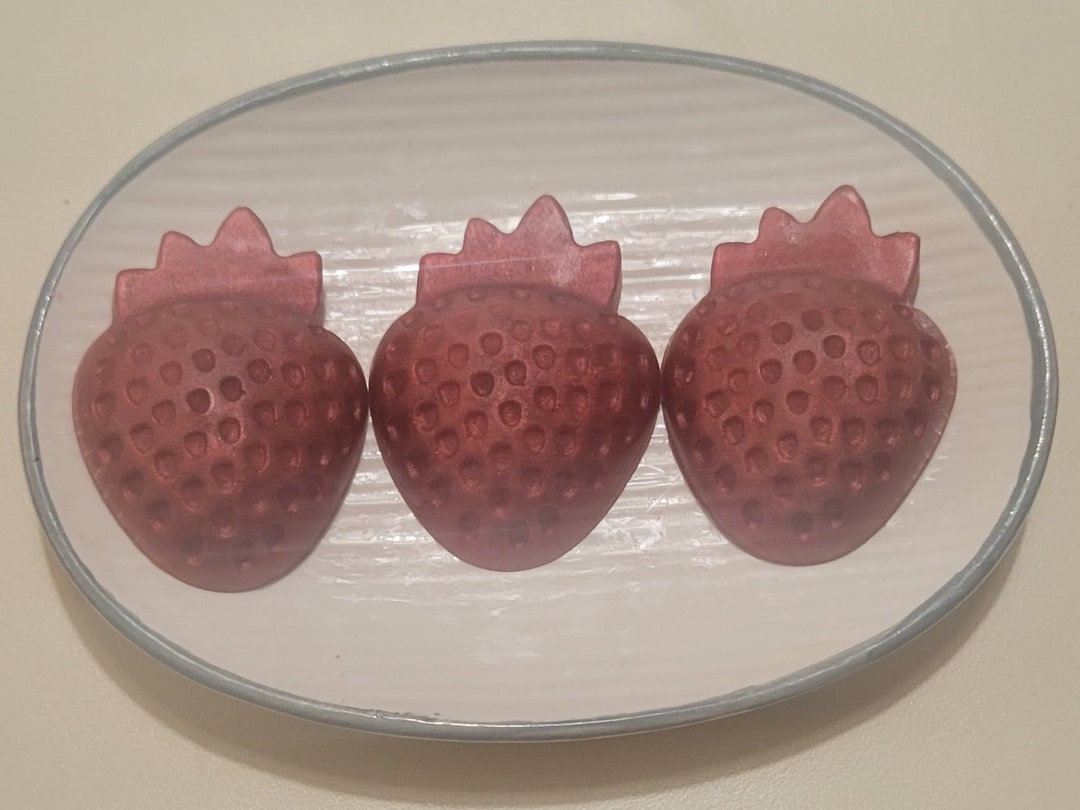 Strawberry Soap, Fruit Shaped Soap, Set of 5 - Etsy