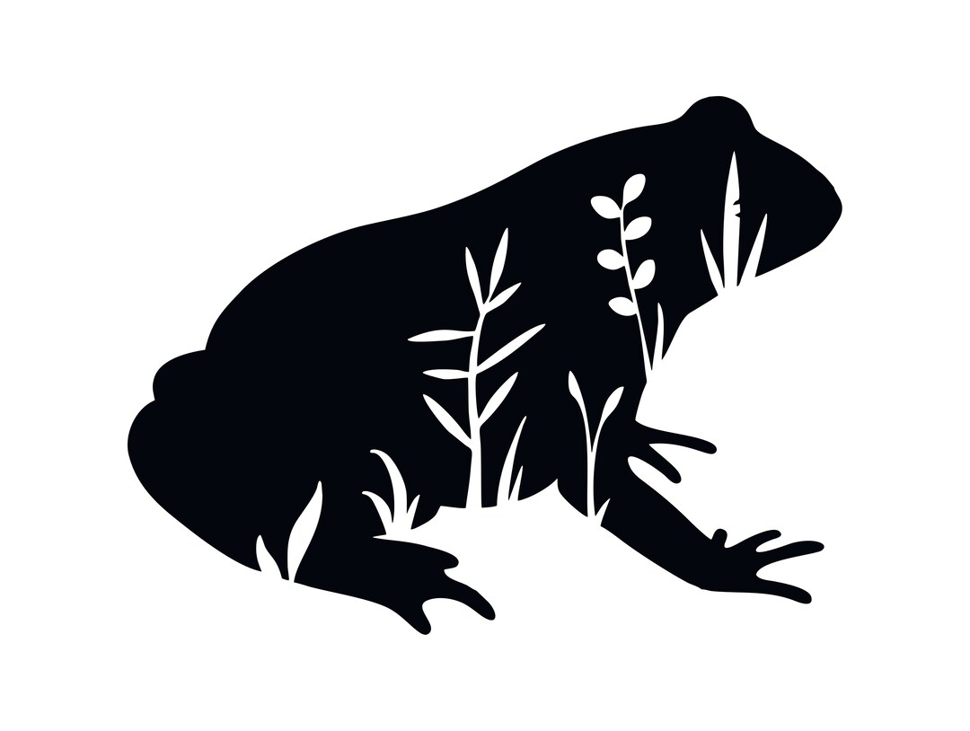 Floral Frog Decal | Vinyl Car Decal | Window Decal | Laptop Decal ...