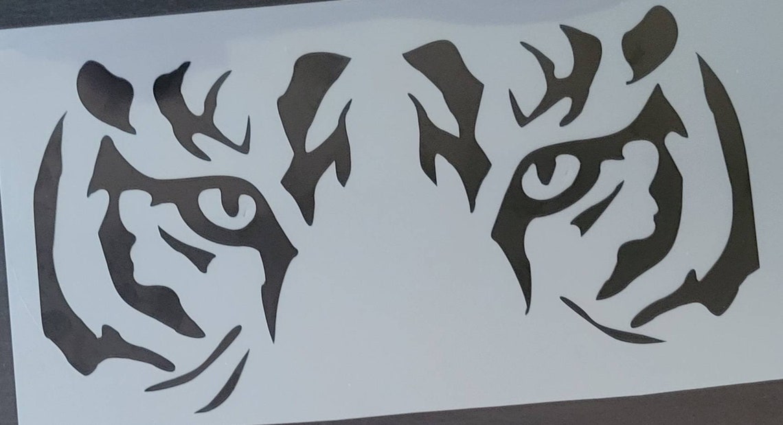 Tiger Face Decal | Vinyl Car Decal | Window Decal | Laptop Decal ...
