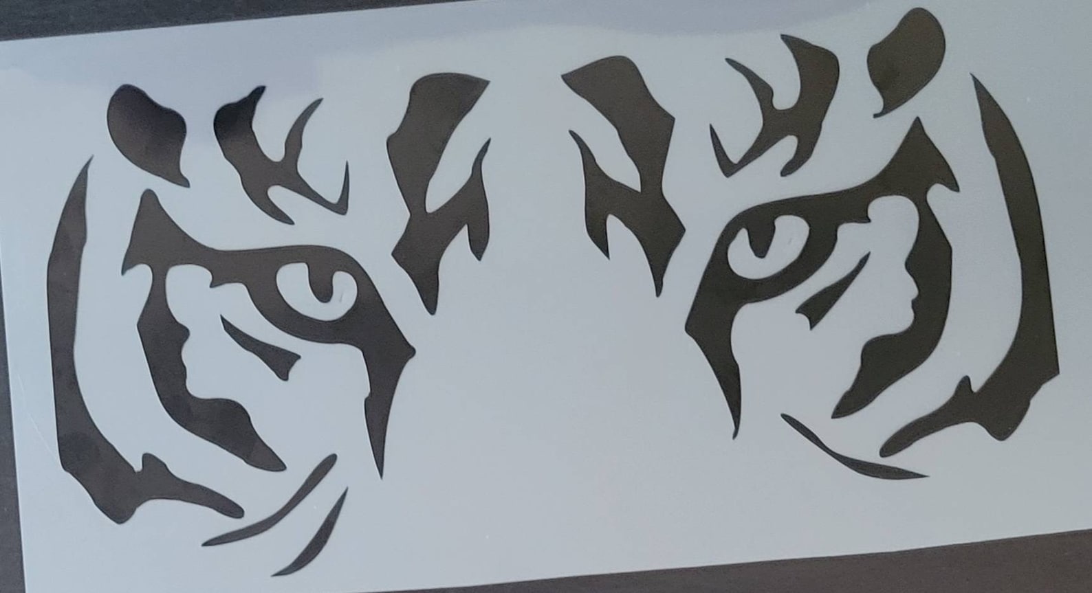 Tiger Face Decal | Vinyl Car Decal | Window Decal | Laptop Decal ...