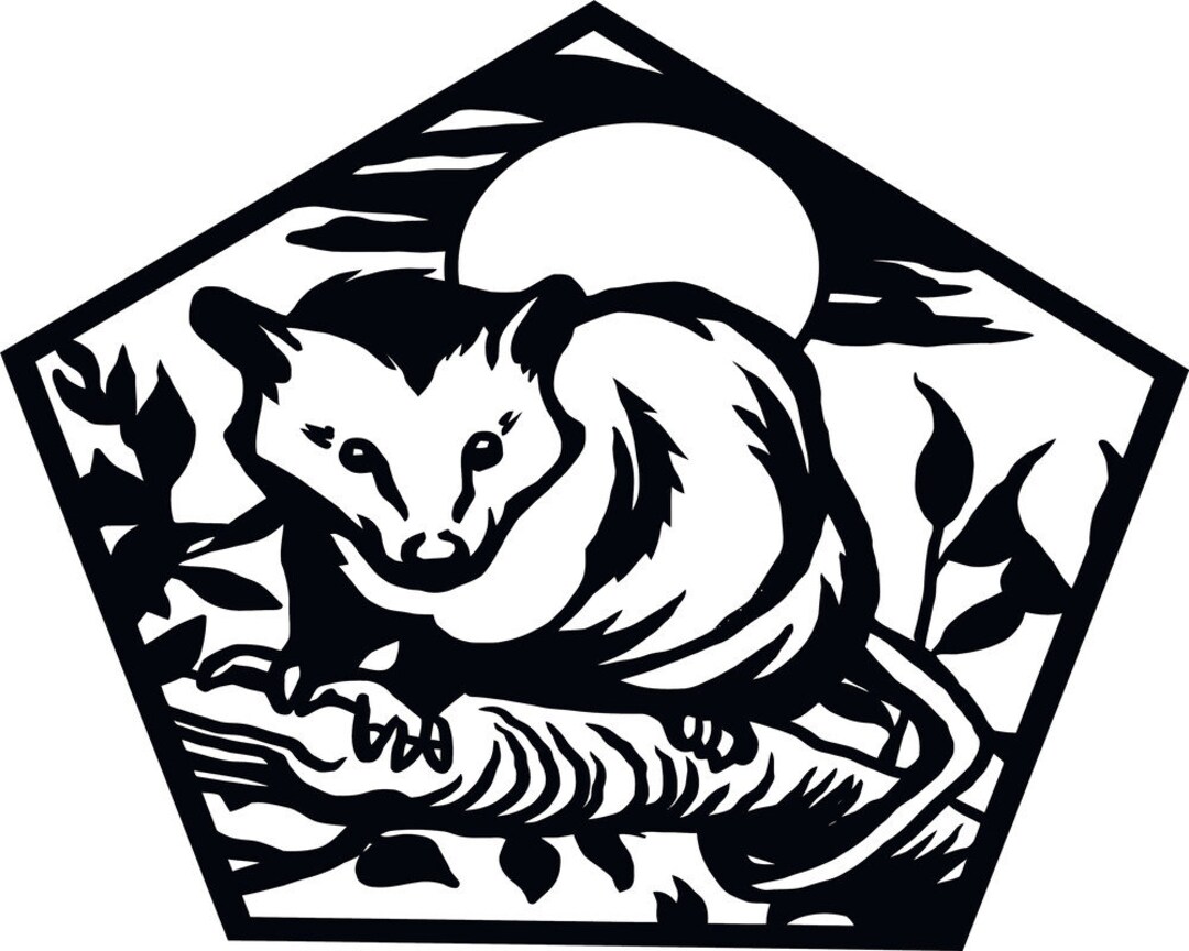 Possum Decal Vinyl Car Decal Window Decal Laptop Decal - Etsy